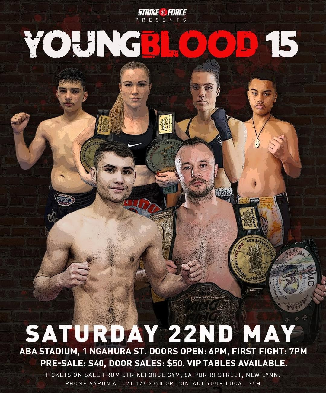 YoungBlood 15 Results | Muay Thai Records