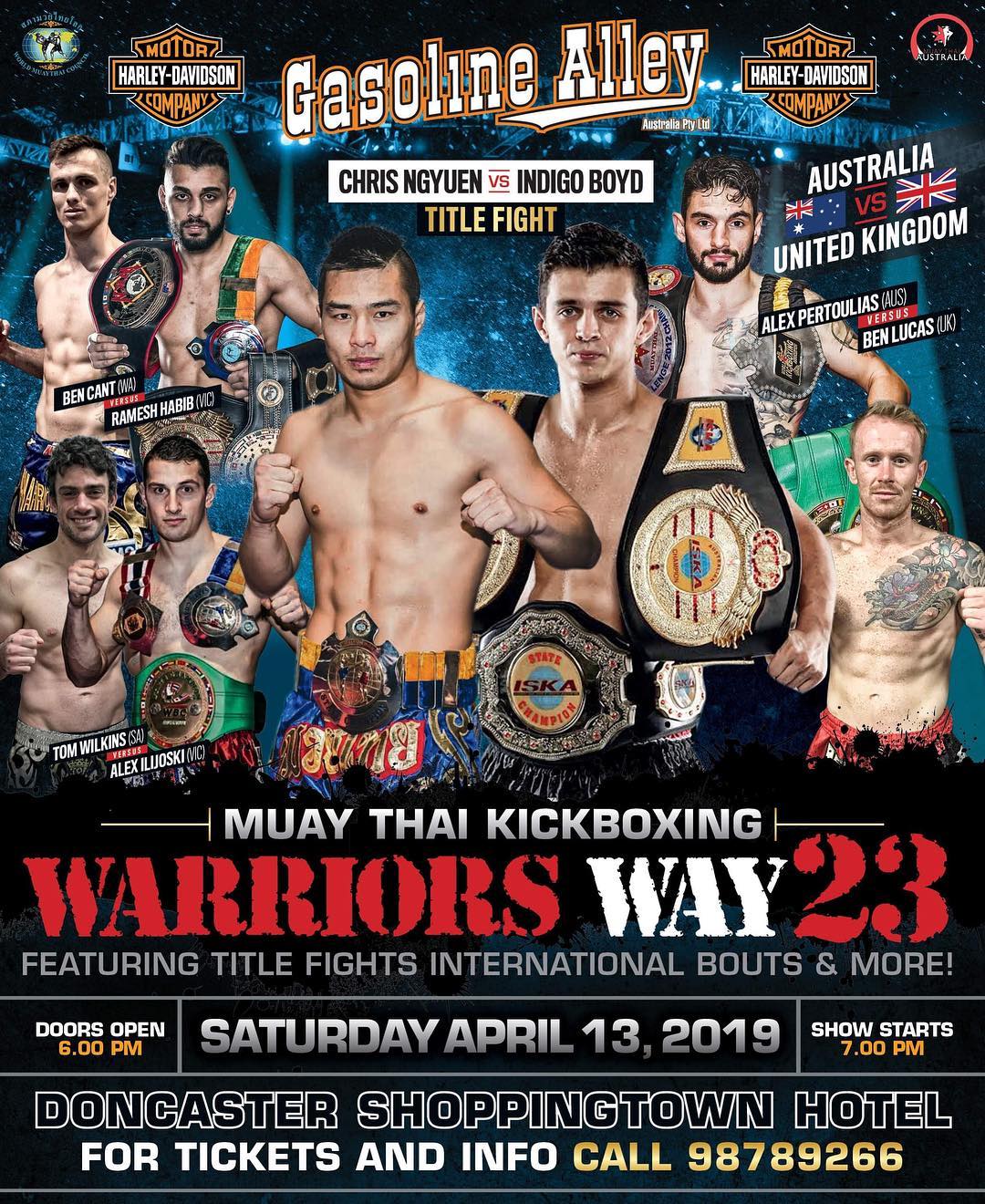 Warriors Way 23 Results | Muay Thai Records